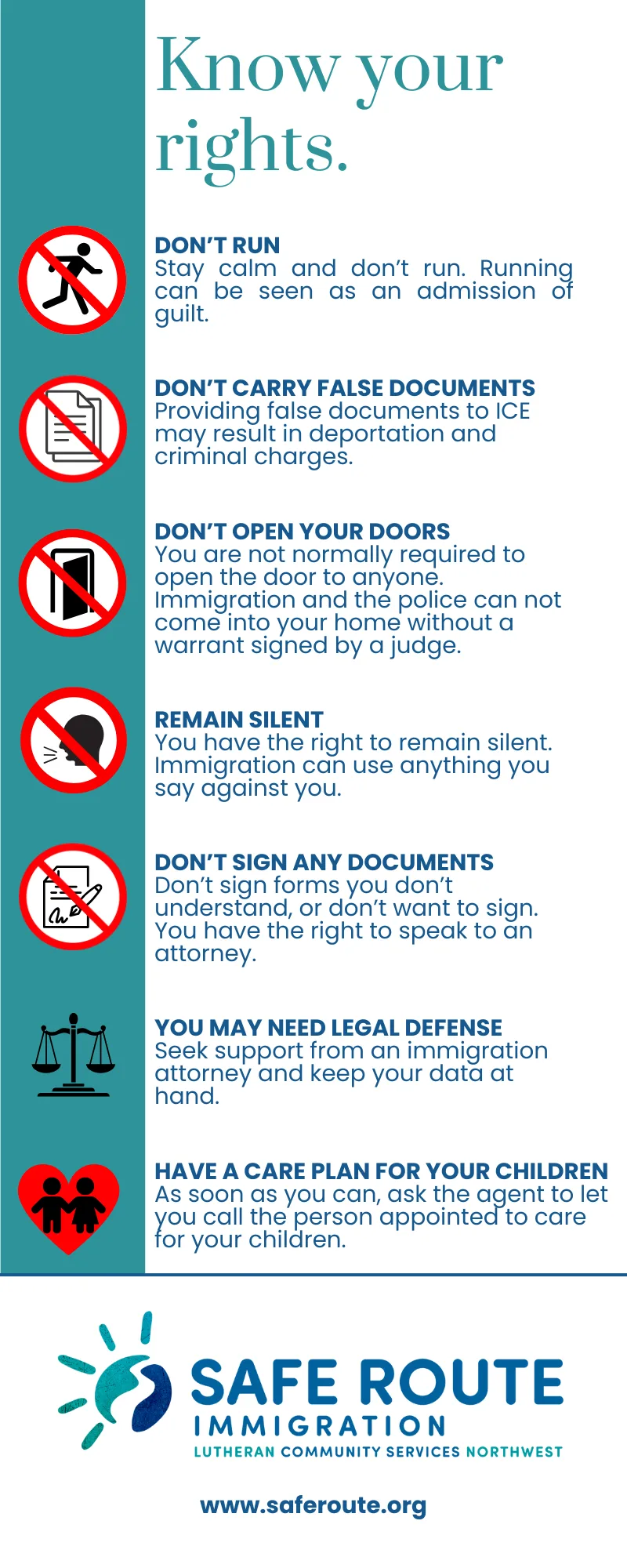 Other Safe Route Immigration Resources